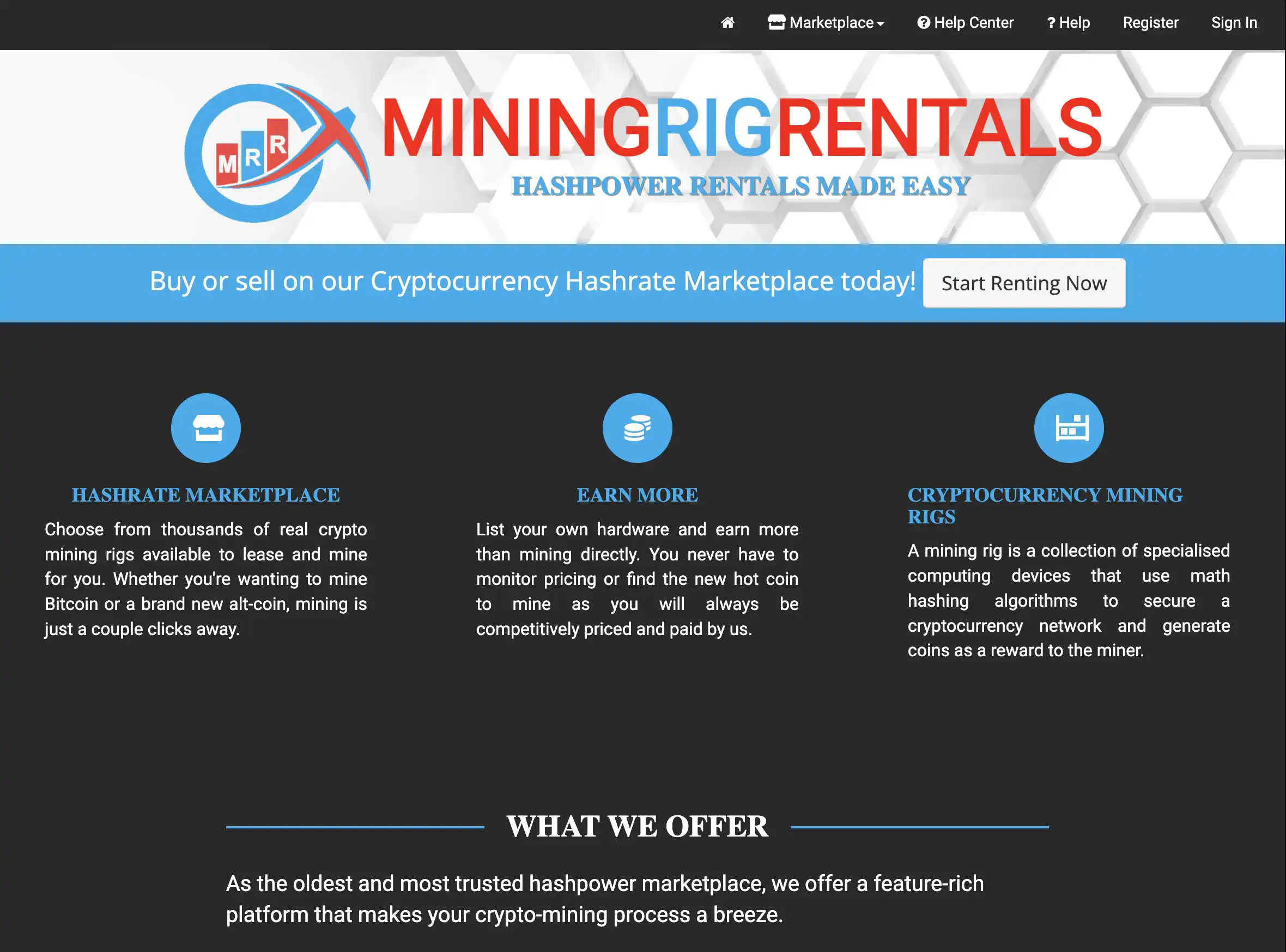 Mining Rig Rentals Review 2025: Buy & Sell Hashrate No-KYC Easily