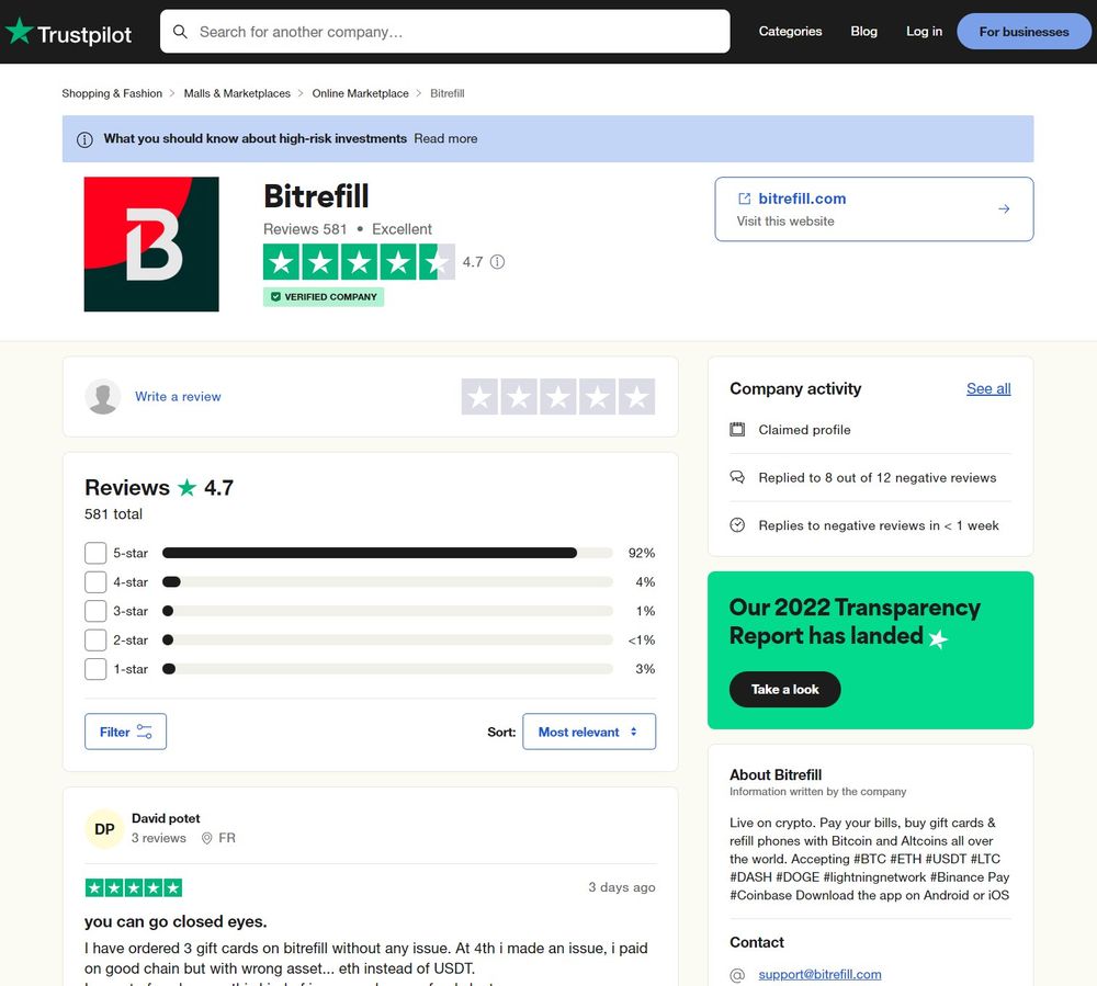 Bitrefill Review 2025: Buy Gift Cards With Crypto Without KYC