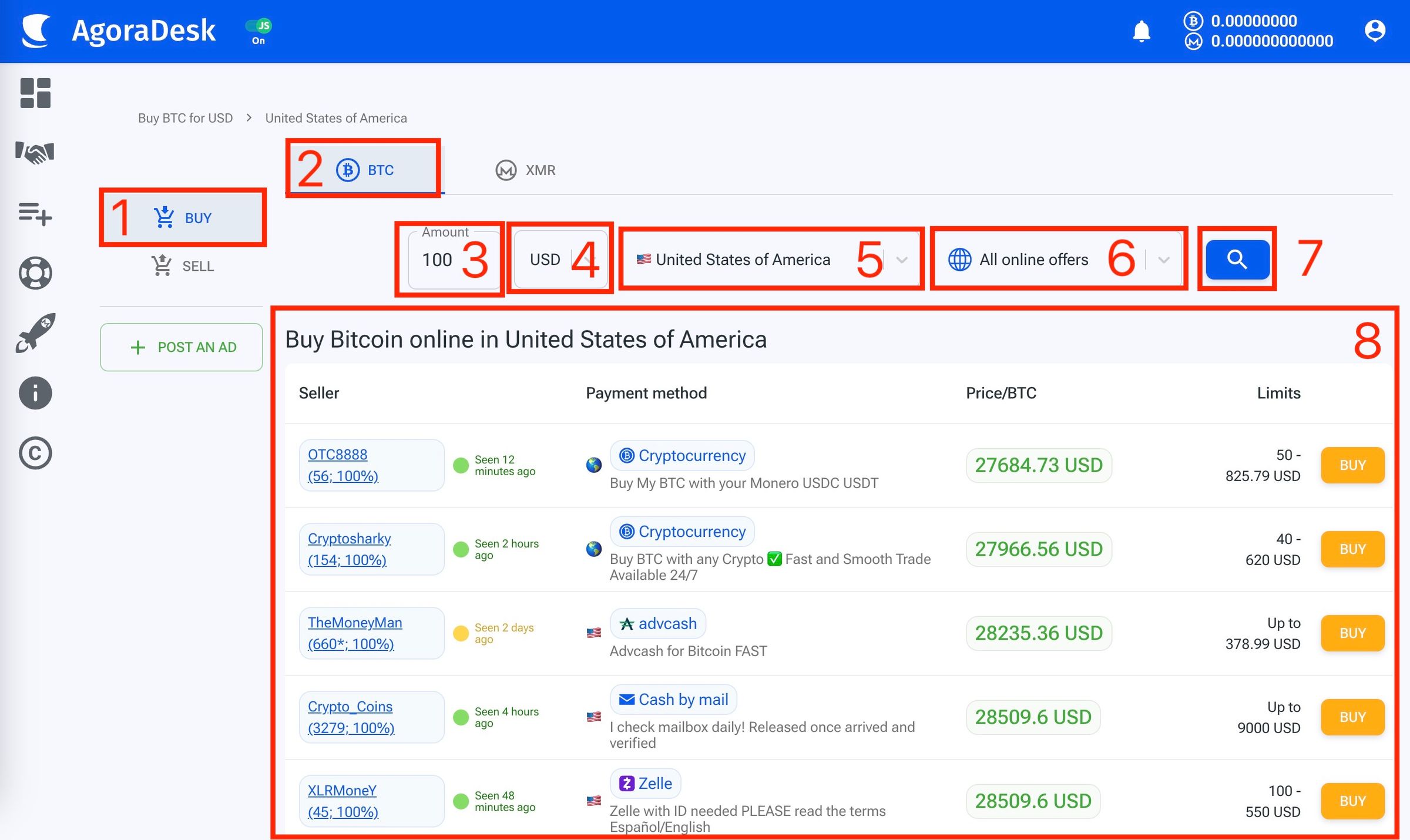 AgoraDesk Review 2023: Buy Bitcoin Anonymously