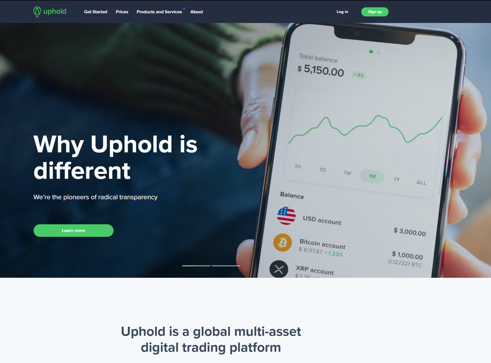 Uphold Review: Features, Fees, Pros & Cons